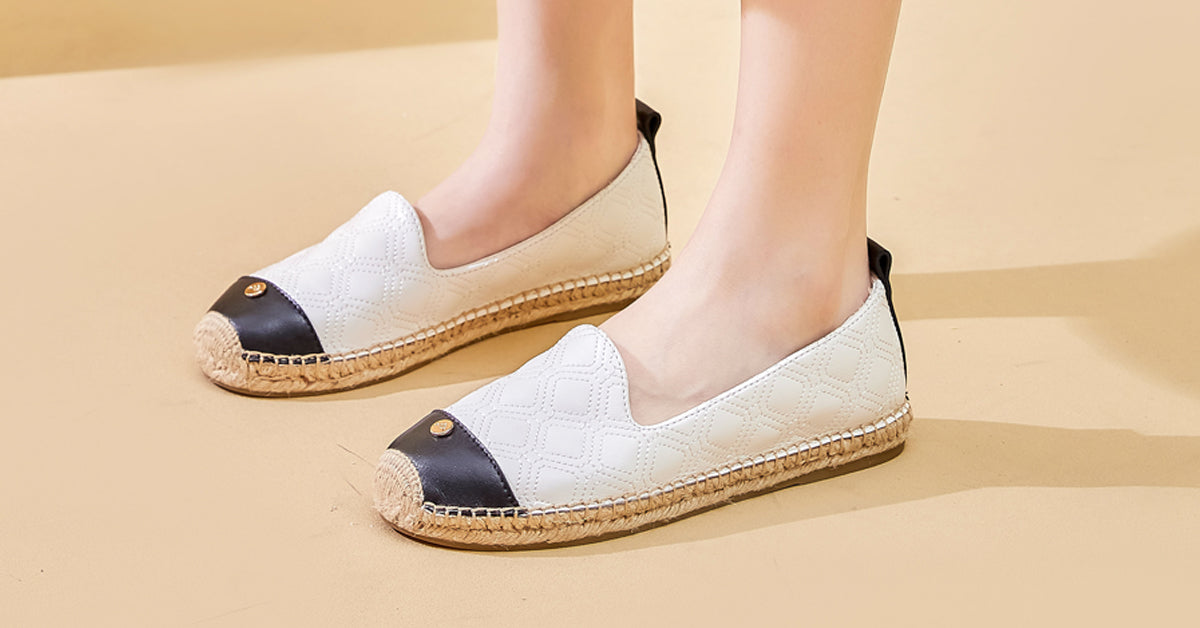 Joy&mario Women’s Slip-On Weave Flats Shoes -79258W – JOYANDMARIO